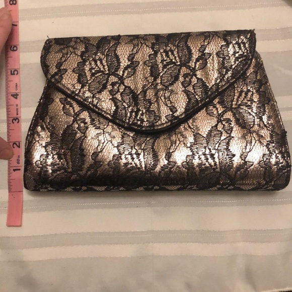 Neiman Marcus | Bags | Black Lace Champagne Neiman Marcus Purse | Poshmark